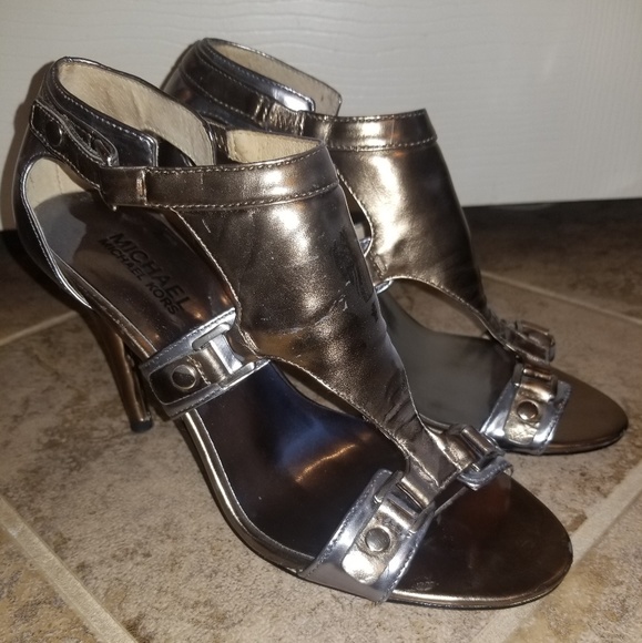 MICHAEL Michael Kors | Shoes | Mk Two Toned Heels Sandals 7 | Poshmark
